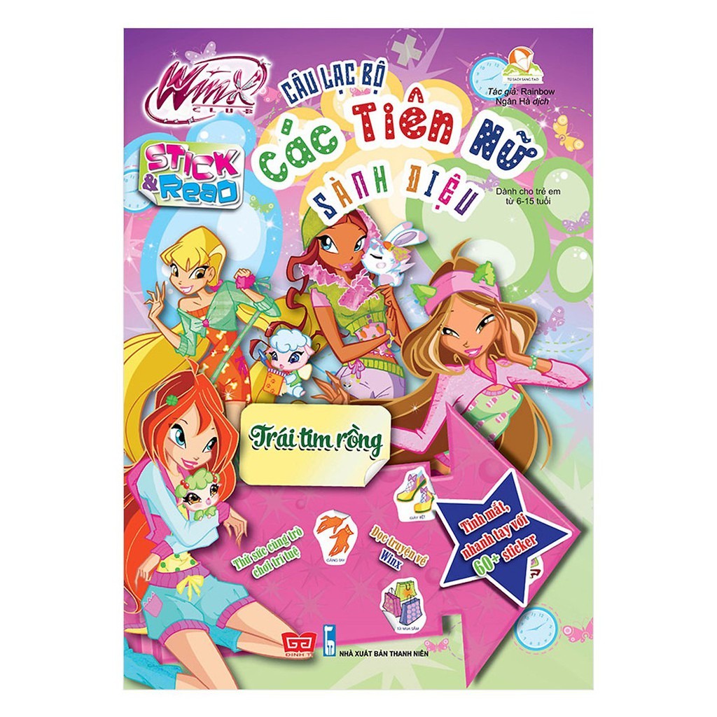 Book - Winx club (Stick and read) - Stylish fairies club - Dragon heart ...