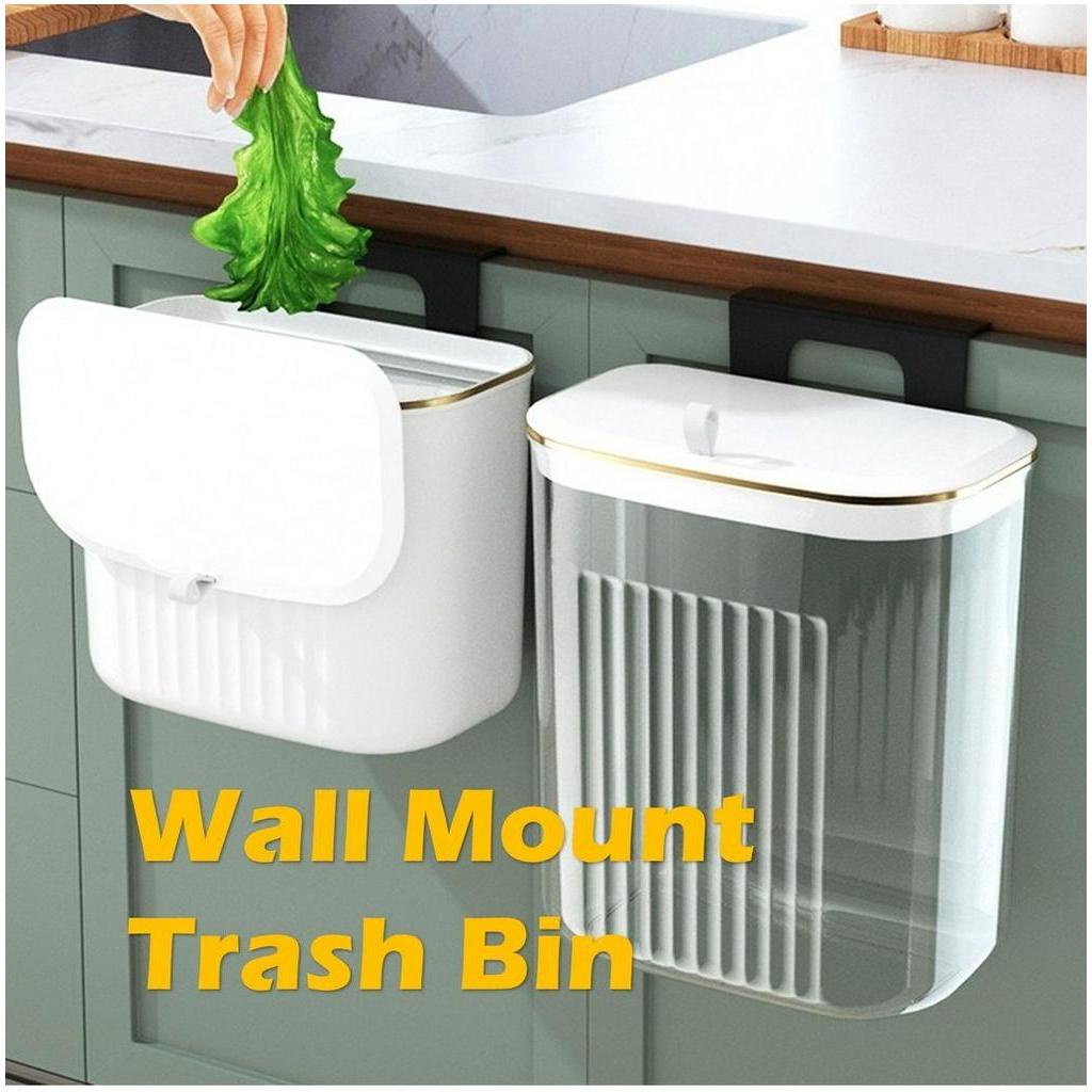Dustbin Kitchen Hanging Trash Bin Cabinet Door Wall Mounted Kitchen ...