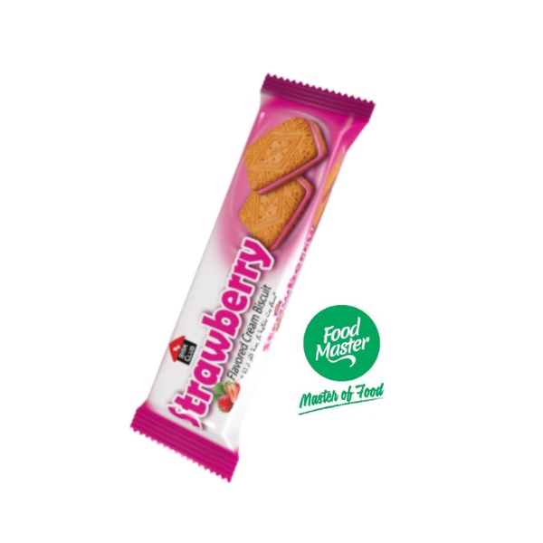 Bisk Club Strawberry Flavored Cream Biscuit 90g ( Free Premium Packing ...