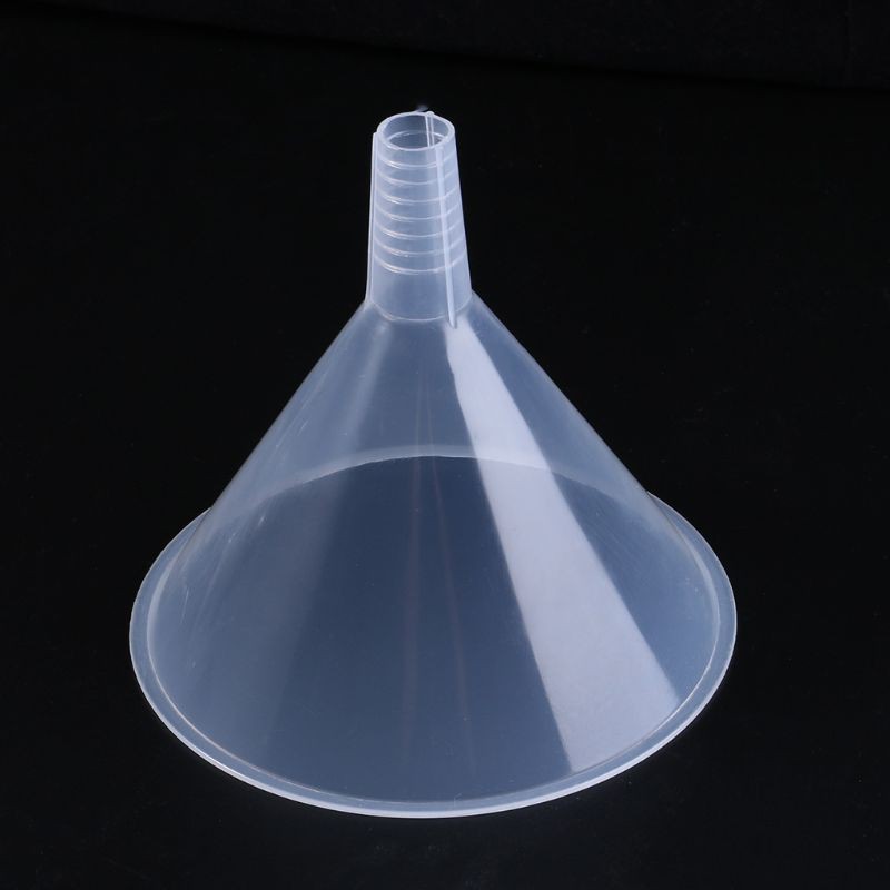 150mm Plastic White Transparent Funnel For Garage / Car Liquids ...