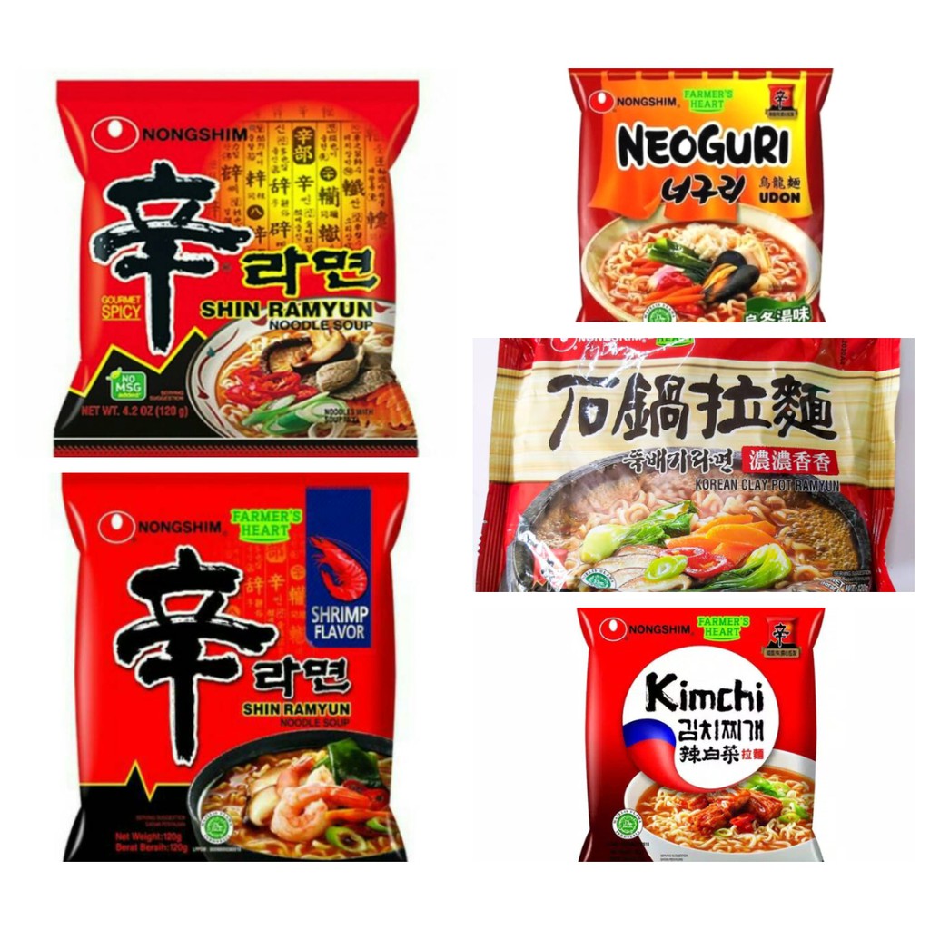 Nongshim Shin Ramyun / All Variant / Halal / Shrimp / Mushroom ...