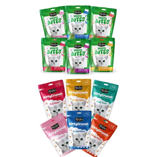[Promo $1.00] Kit Cat Breath Bites/Kitty Crunch Treats 60g | Shopee ...