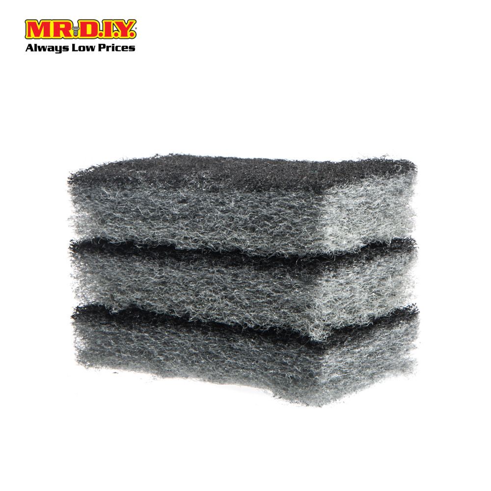 OKS Dual-Sided Sponge Cleaning Multi-Purpose Scouring Pad (3pcs ...