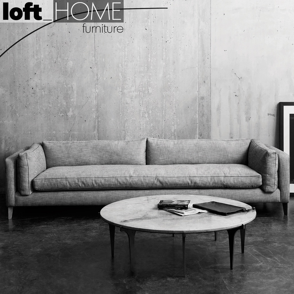 Loft Home Minimalist Fabric 3 Seater Sofa DANNY | Shopee Singapore
