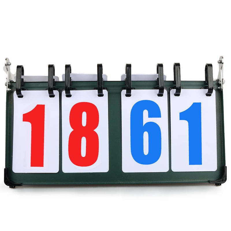 Scoring Card Basketball Game Scoreboard Four Or Six-Digit Score Card ...