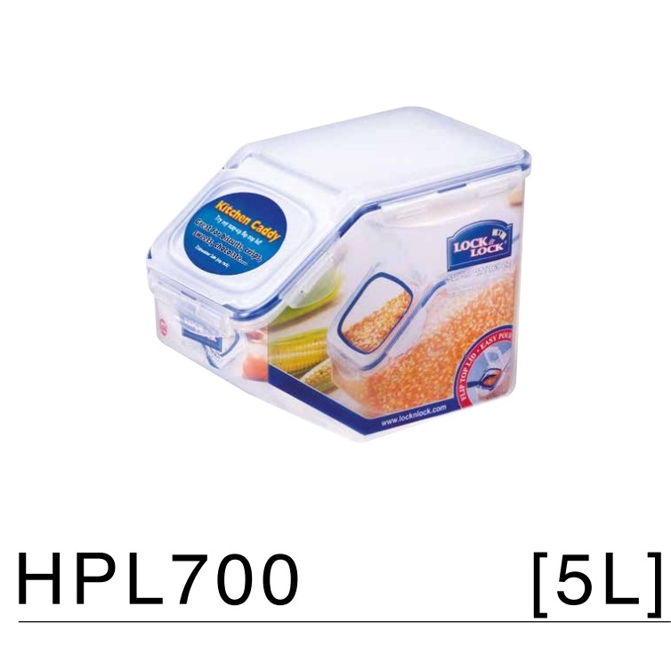 LocknLock Official Classic Rect Rice Food Container with Flip Lid (HPL ...