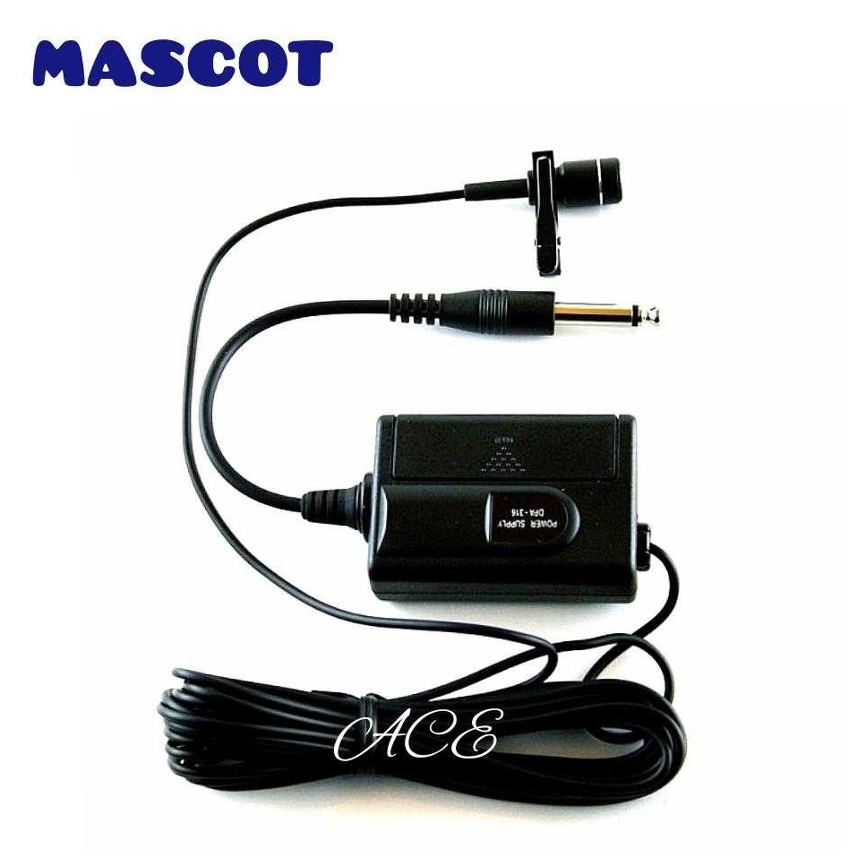 MASCOT OMINI-DIRECTIONAL TIE-PIN CONDENSER MICROPHONE ECM-626 ...