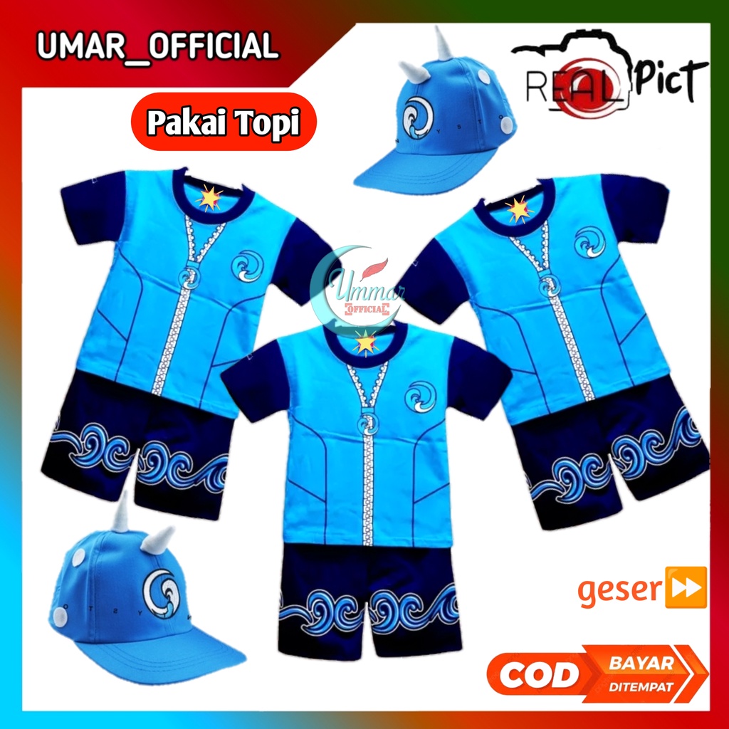 Boboiboy Clothes Free Water BOBOIBOY Hat / BOBOIBOY GALAXY Element ...