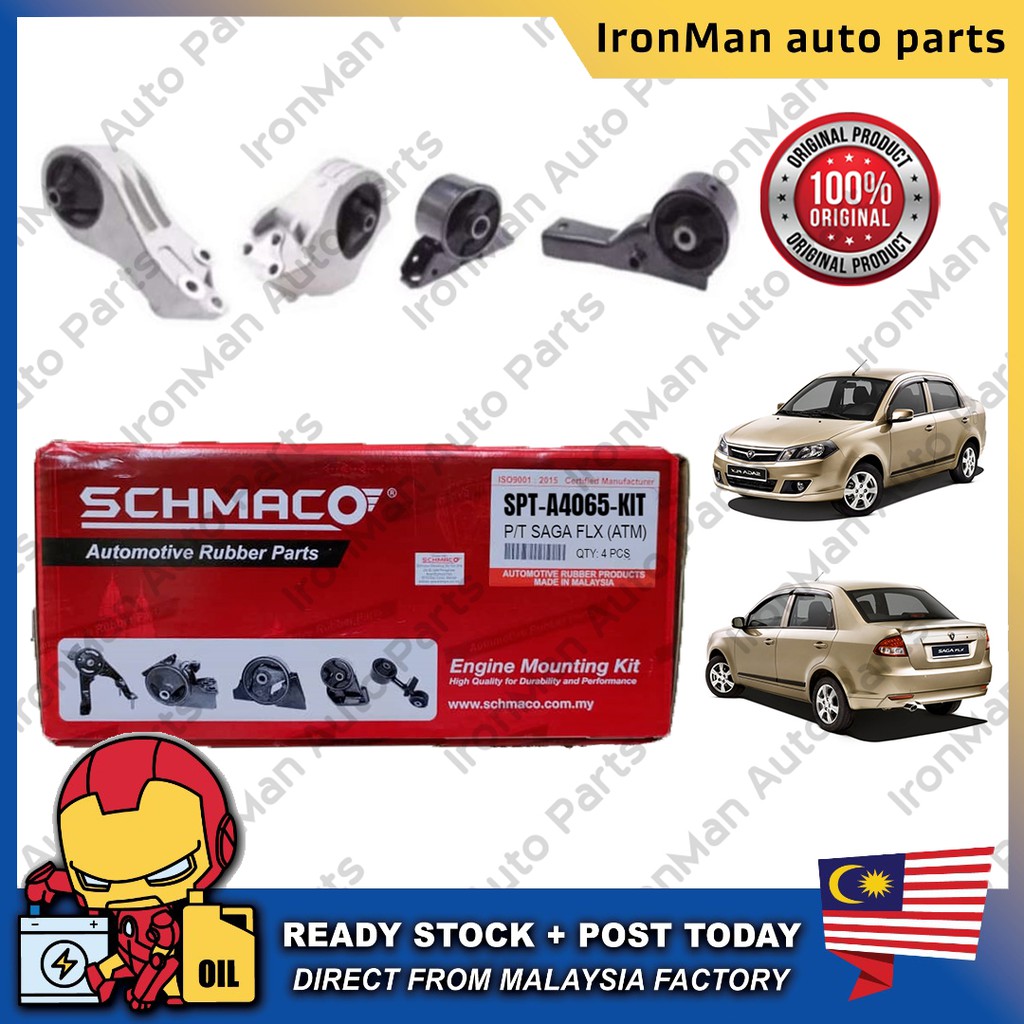 SCHMACO AUTOMOTIVE CAR ENGINE PARTS CAR ENGINE MOUNTING SET PROTON SAGA ...