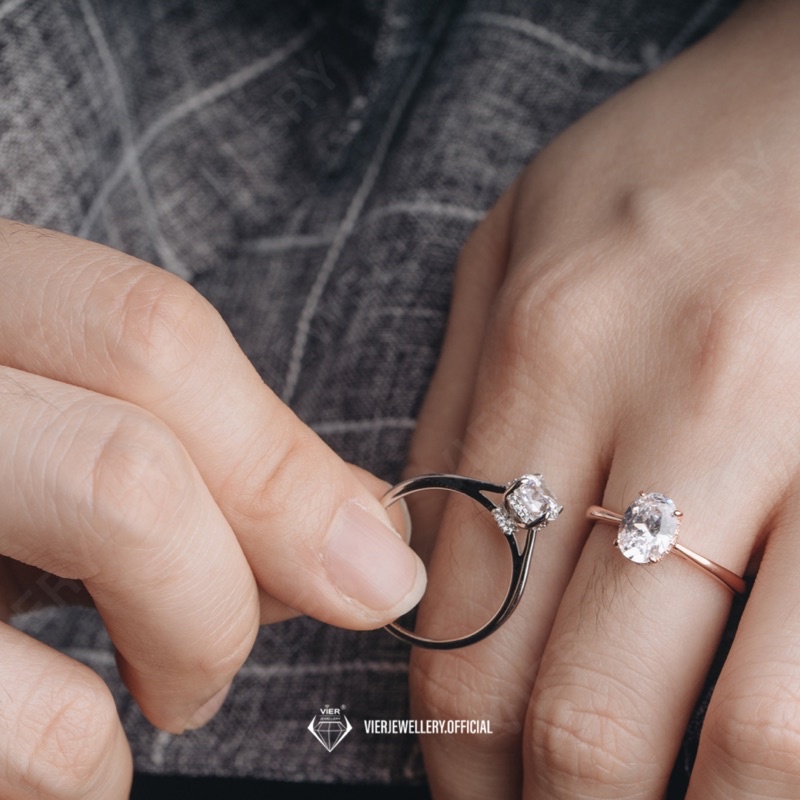 REPLIKA Wynn Edition Ring 12603, Oval cut crystal zirconia women's Ring ...