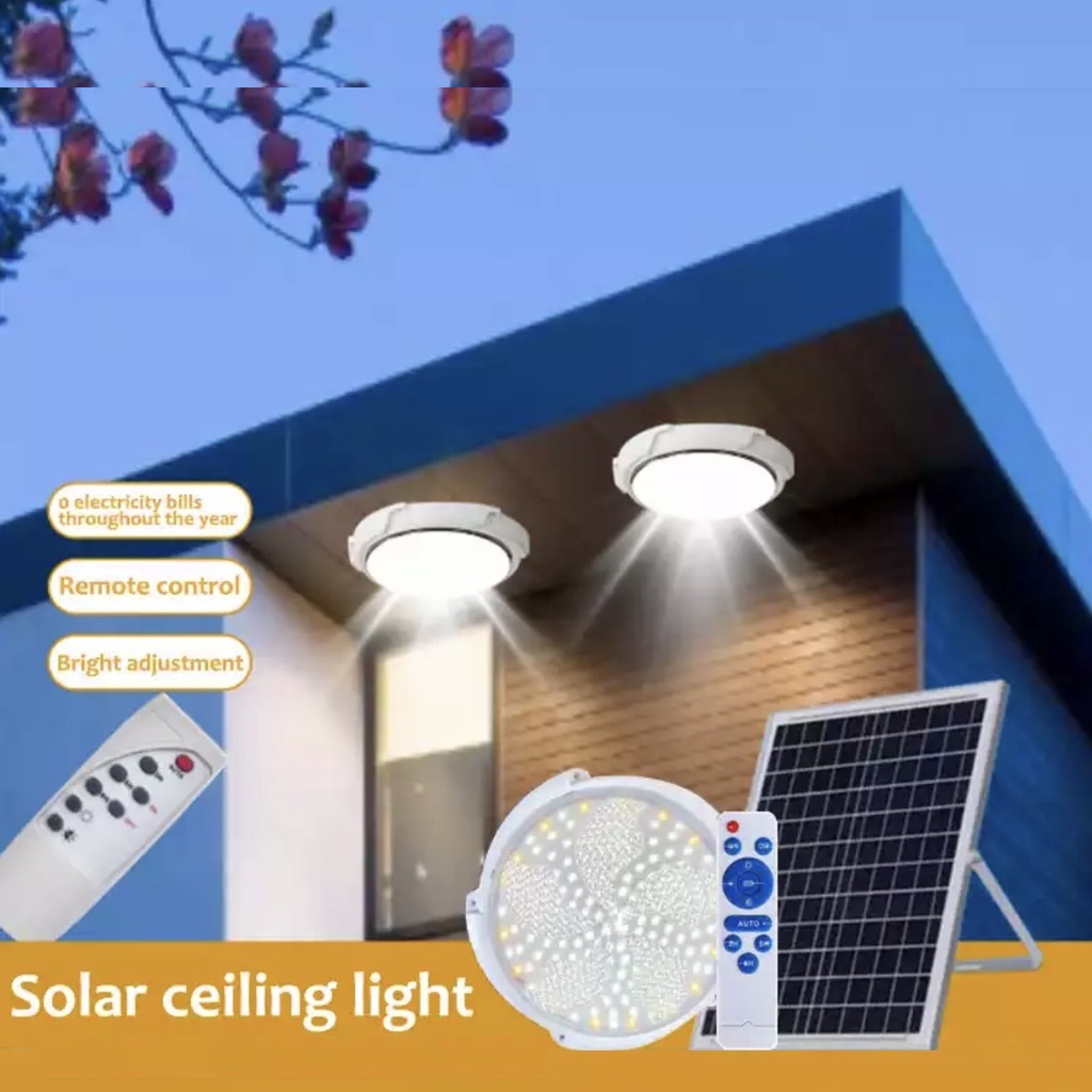 Beauty 2u Indoor Solar Power 300W 500W Led Bulb Lamp Ceiling Light ...