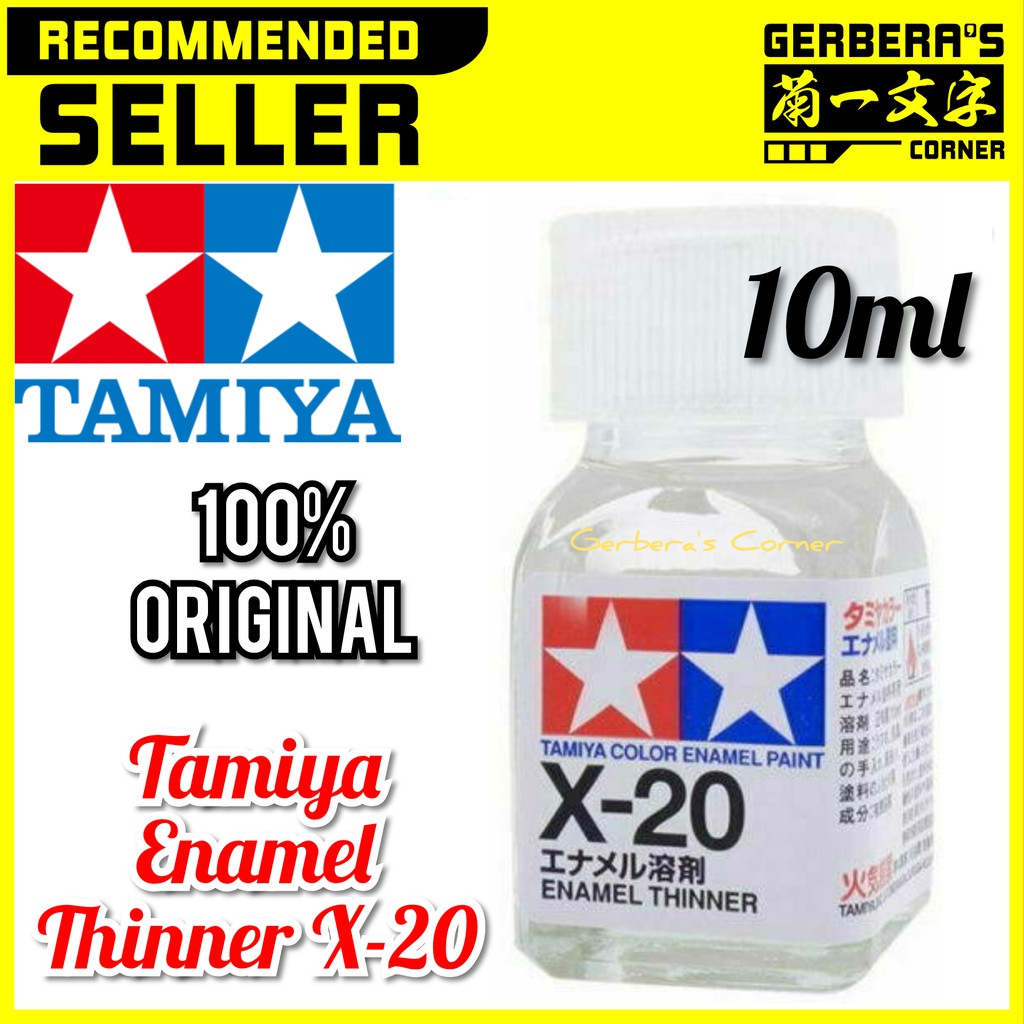 Tamiya Enamel Thinner X20 X-20 10ml Airbrush Panel Accent Brush Paint ...