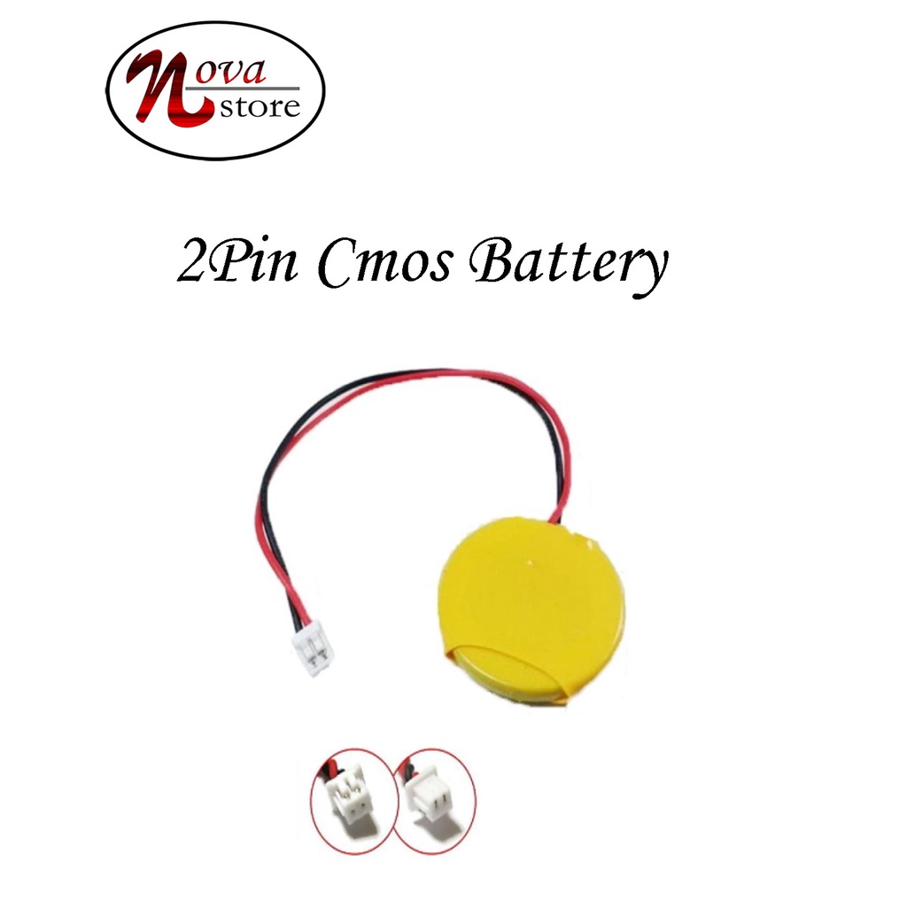2Pin CMOS CR2032 Laptop Bios Battery | Shopee Singapore