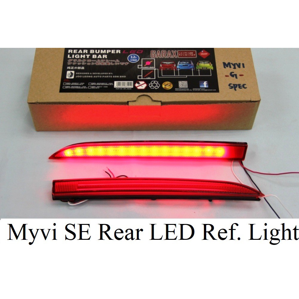 Myvi SE Rear Led Reflector Light (Set) | Shopee Singapore