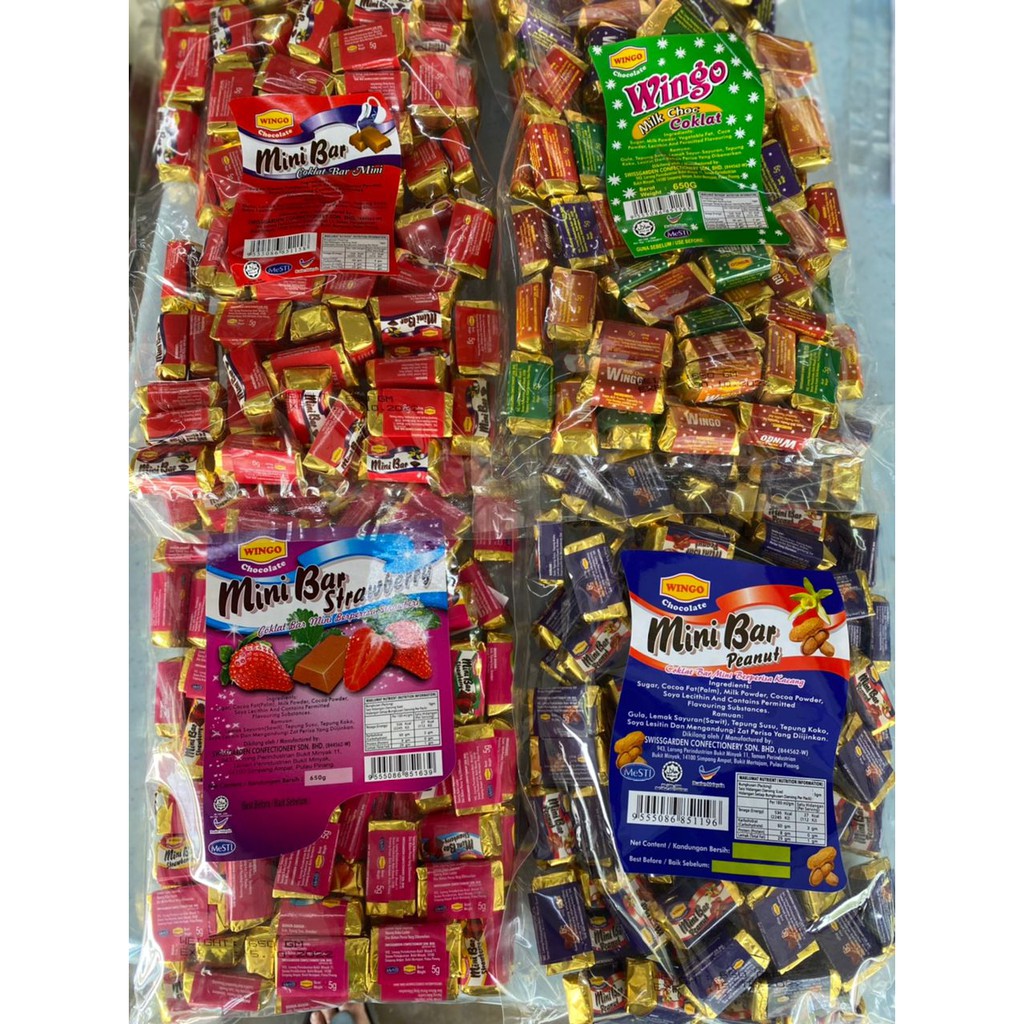 Wingo Chocolate Mini Bar | Shopee Singapore