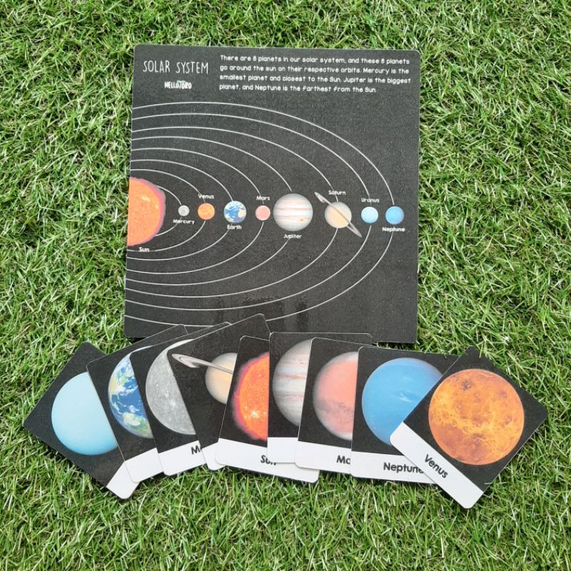 Montessori Planets Cards and Posters | Shopee Singapore