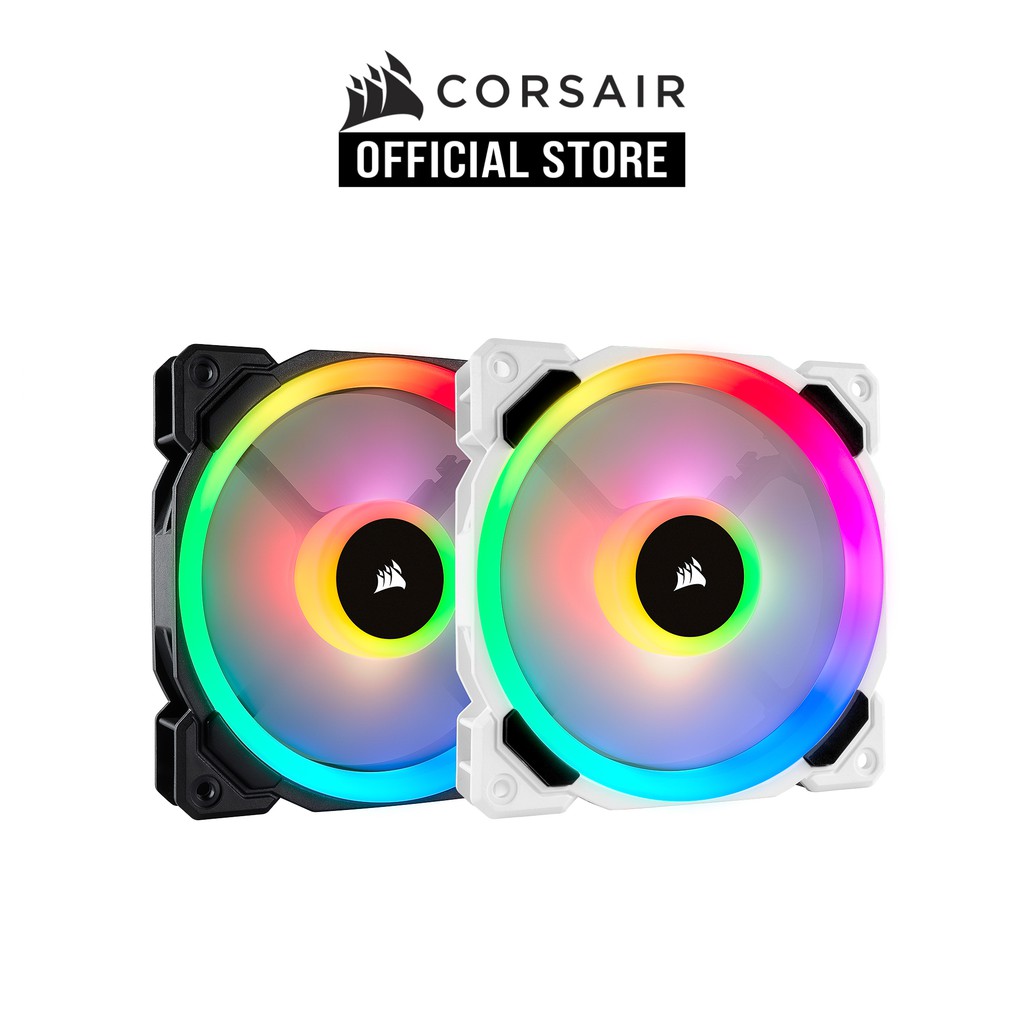 CORSAIR LL Series LL120 RGB 120mm Dual Light Loop RGB LED PWM Fan ...