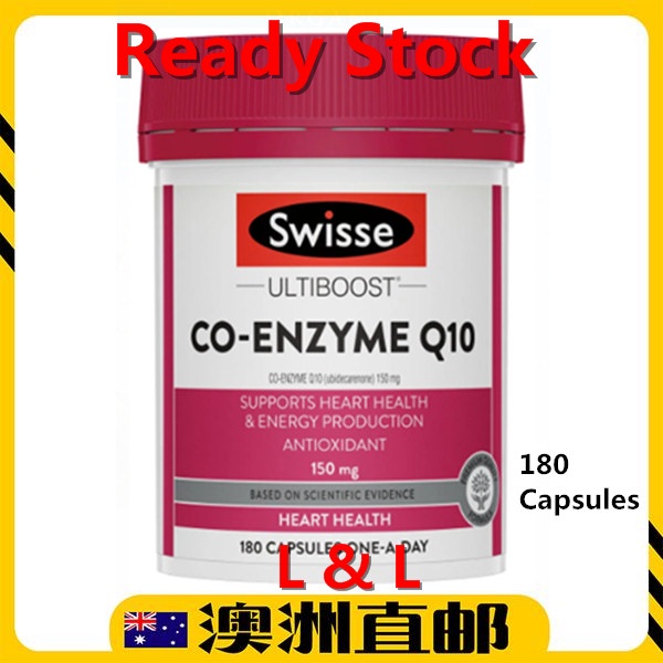 Swisse Ultiboost Co Enzyme Q10 150mg ( 180 Capsules ) | Shopee Singapore