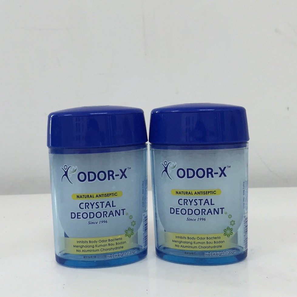 ODOR-X Crystal Deodorant 120gm (Double Pack) | Shopee Singapore