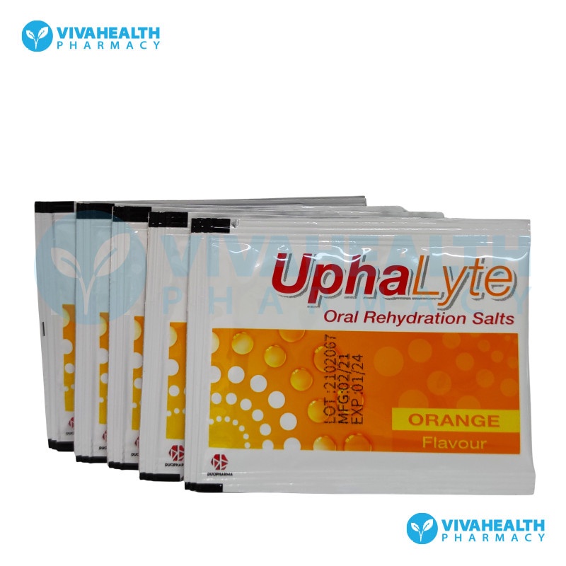 Uphalyte Oral Rehydration Salts - Orange Flavour 10s | Shopee Singapore