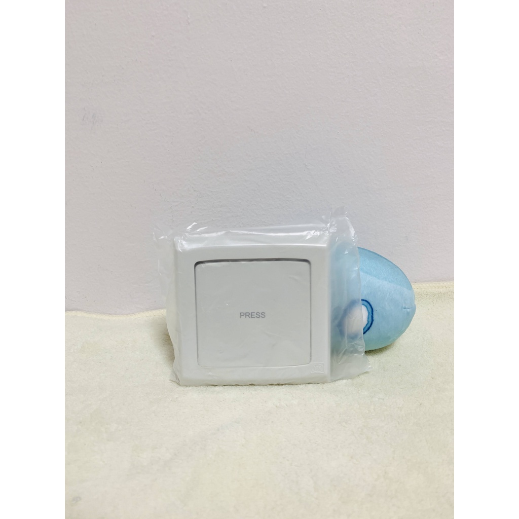 [MK] 10A 1 Way Push Switch Marked Press Large Rocket S4778P WHITE ...
