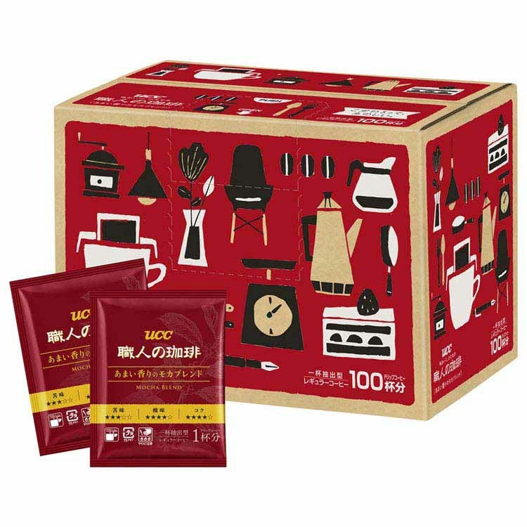 UCC Craftsman's Shokunin Drip Coffee 100 servings box Craftman's Sweet Aroma Mocha / Mild ...