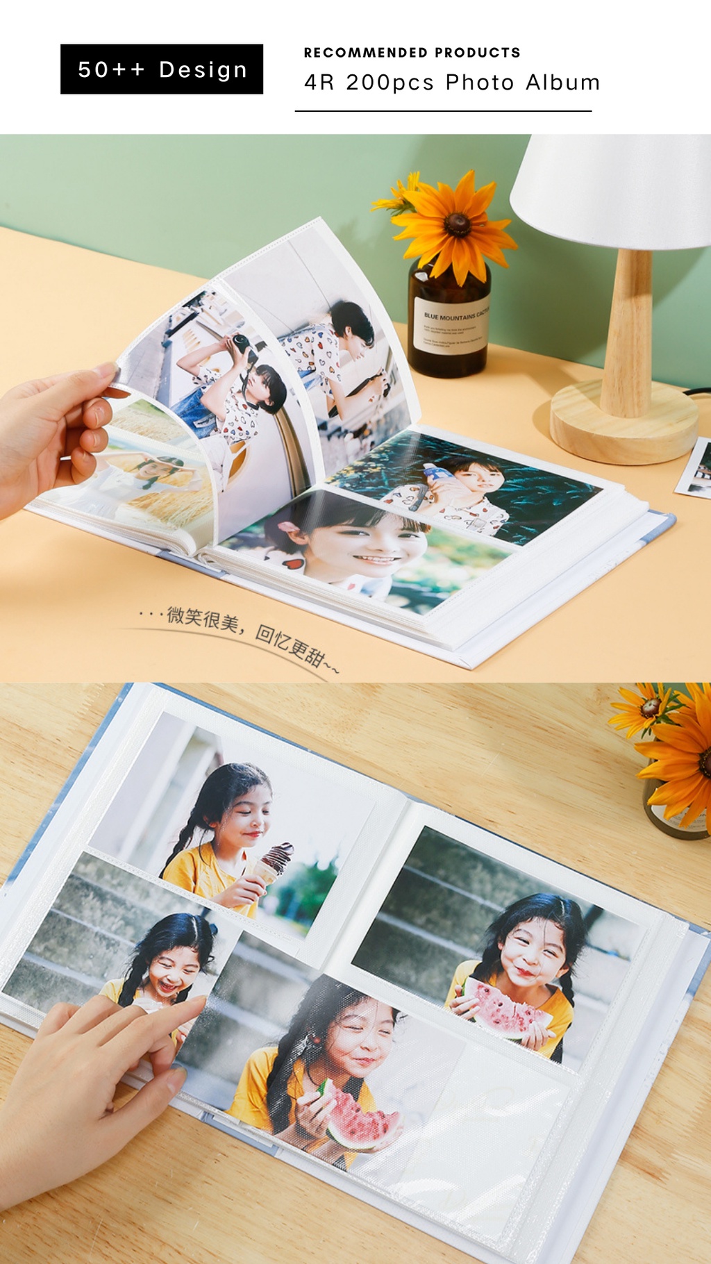 4R Photo Album 4R Album Gambar 200Pocket Insert Type Album | Hard Cover ...