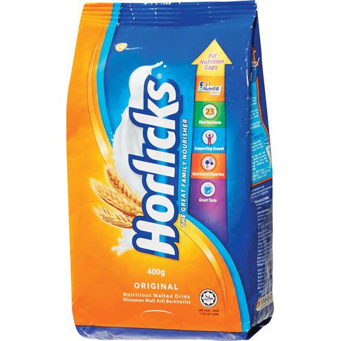 Horlicks Original Malted Drink (Refill) 400g | Shopee Singapore
