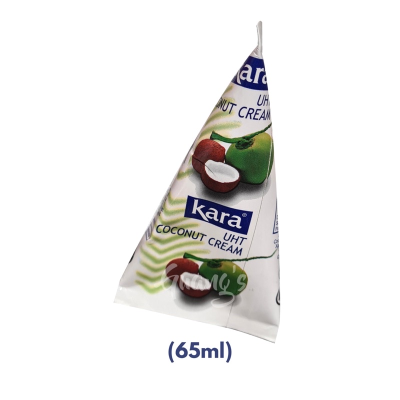 Kara 65ml Coconut UHT Cream / Cream Extract Single Use Pack Gluten Free ...
