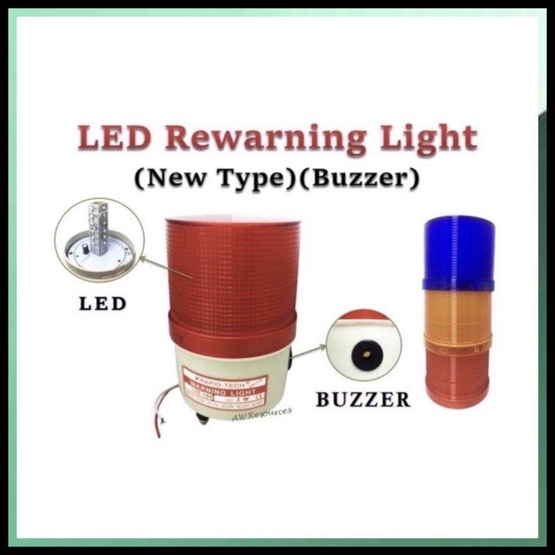 LED Car Revolving Warning Light Traffic Round Flashlight blinker c/w ...