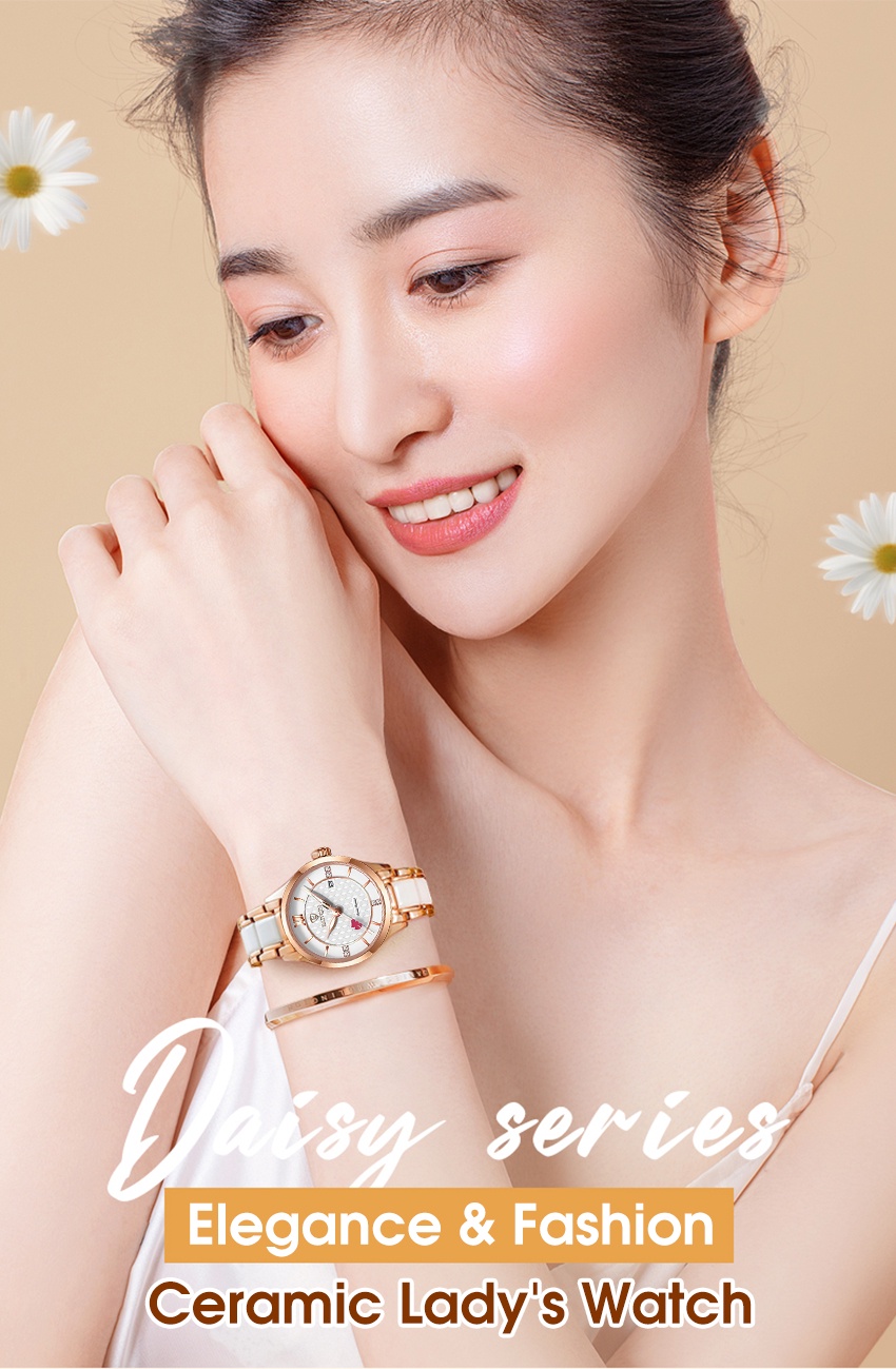 LouisWill Ladies Fashion Watch Retro Quartz Watch 30M Waterproof Watch ...