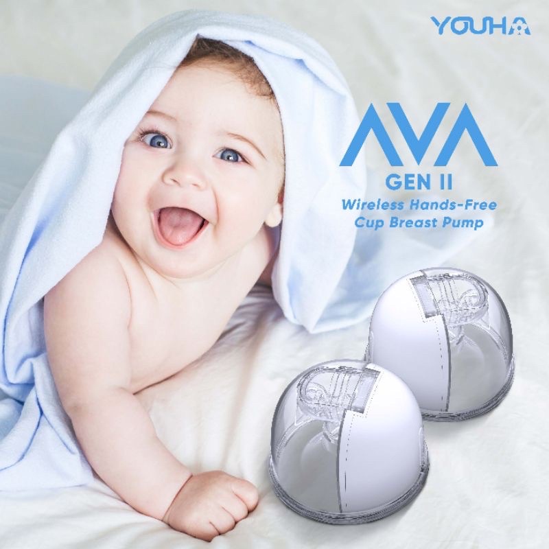 YOUHA AVA GEN 1/GEN 2 WIRELESS HANDSFREE CUP BREAST PUMP FULL SET (1 UNIT) | Shopee Singapore