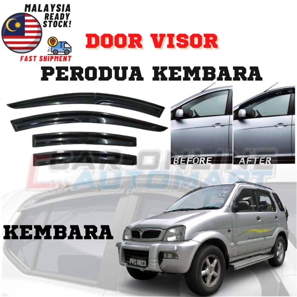 FOR - PERODUA KEMBARA DOOR VISOR SMALL / MUGEN (4PCS) | Shopee Singapore
