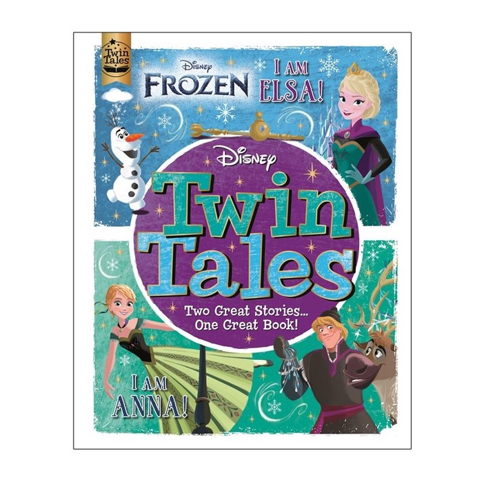 Disney Frozen Twin Tales I Am Elsa & I Am Anna Storybook For Kids ...