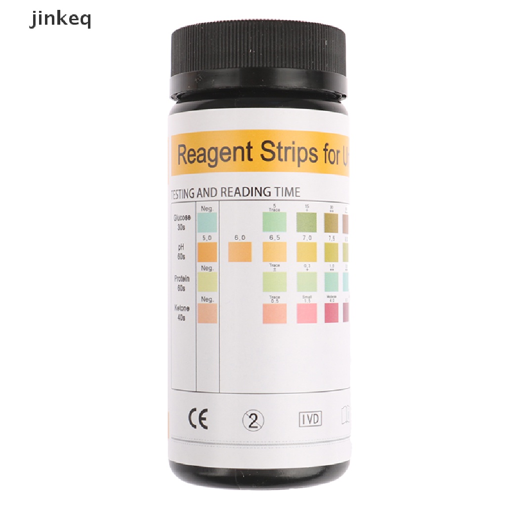 100 Strips URS-4K Glucose pH Protein Ketone Urine Test Paper Strips ...