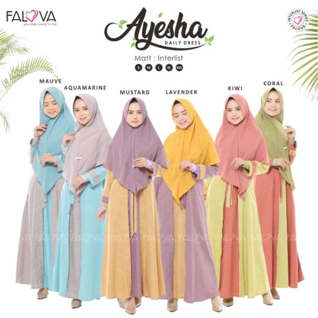 Ayesha Robe BY FALOVA | Shopee Singapore