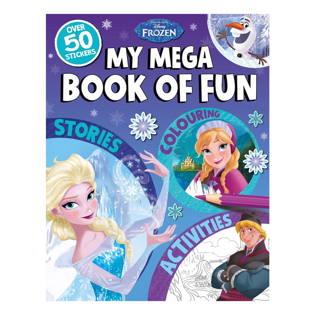 Disney Frozen Mega Book of Fun with Fantastic Stories Stickers ...