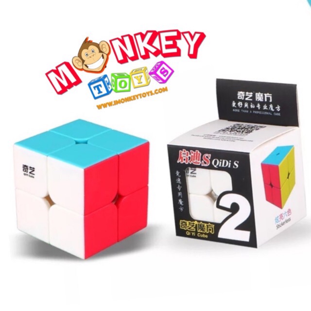 Monkey Toys Rubik's Cube 2x2 QiYi S (From Hat Yai) | Shopee Singapore