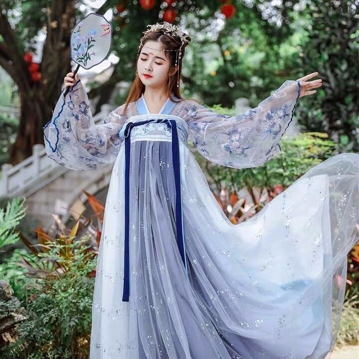 Hanfu Hanfu Super Fairy Original Canghai Fu Traditional Hanfu Women's ...