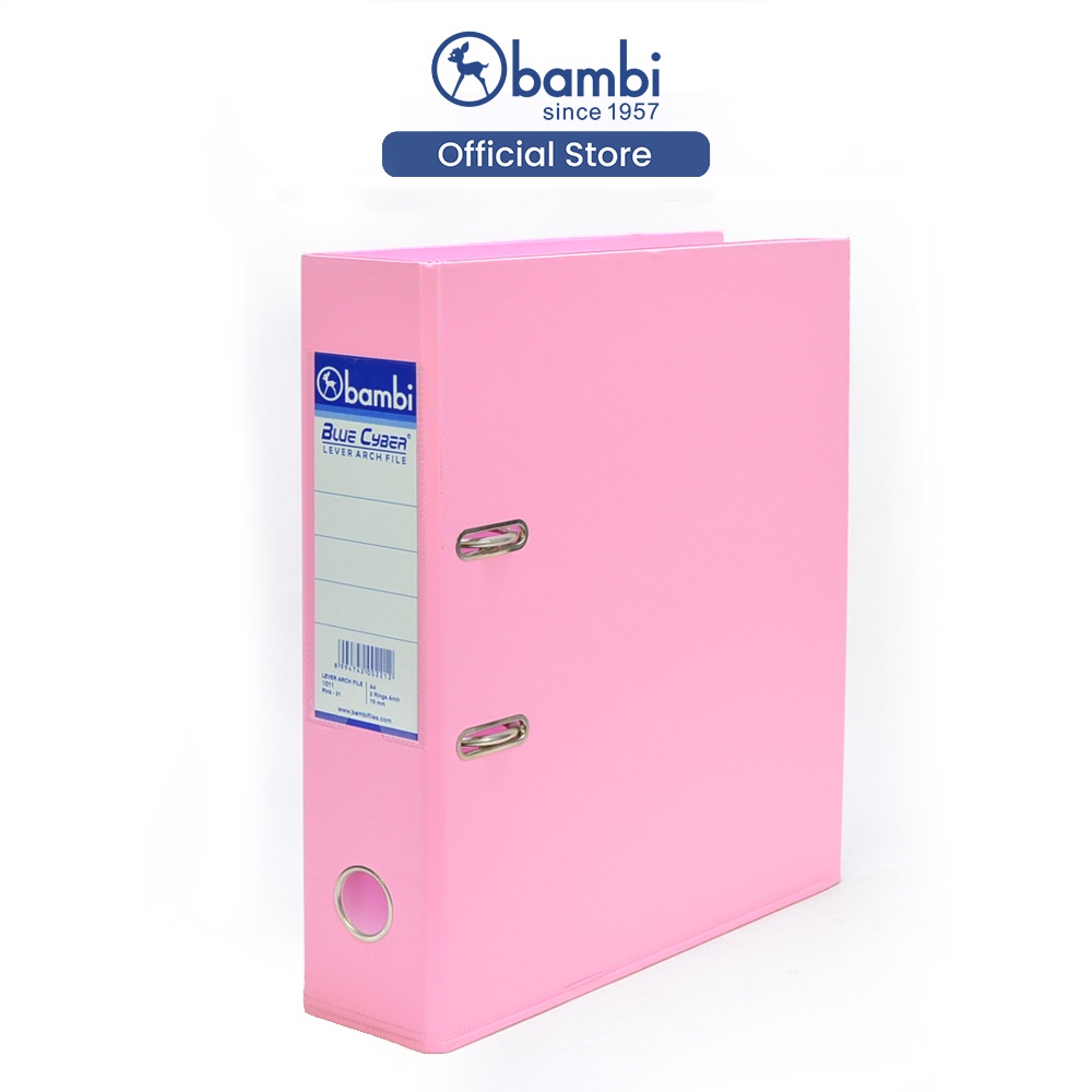 Bambi PVC Lever Arch File A4 75 mm (3 inch) – 1011 | Shopee Singapore