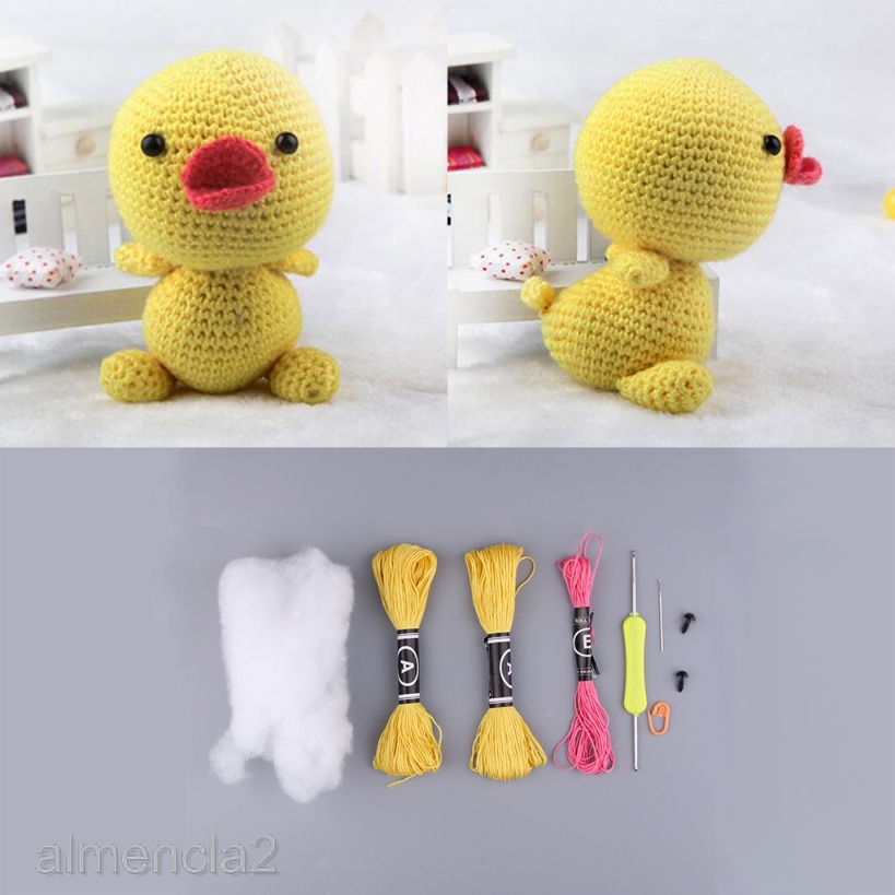 Yellow Crochet DIY Craft Materials Instruction | Shopee Singapore