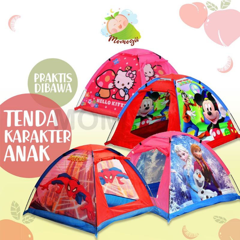 TENDA Children's Character tent/camp tent cars hello kitty frozen ...