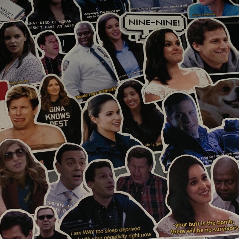 Brooklyn nine-nine / b99 / brooklyn 99 special stickers | Shopee Singapore