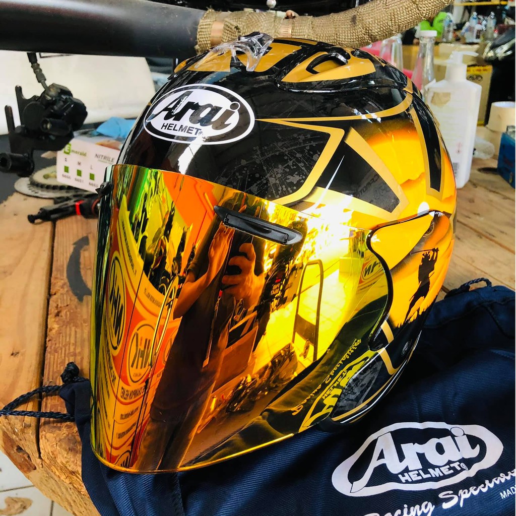 Arai Pedrosa Samurai Gold Dani Pedrosa 26 Motogp Samurai Japan Honda ...