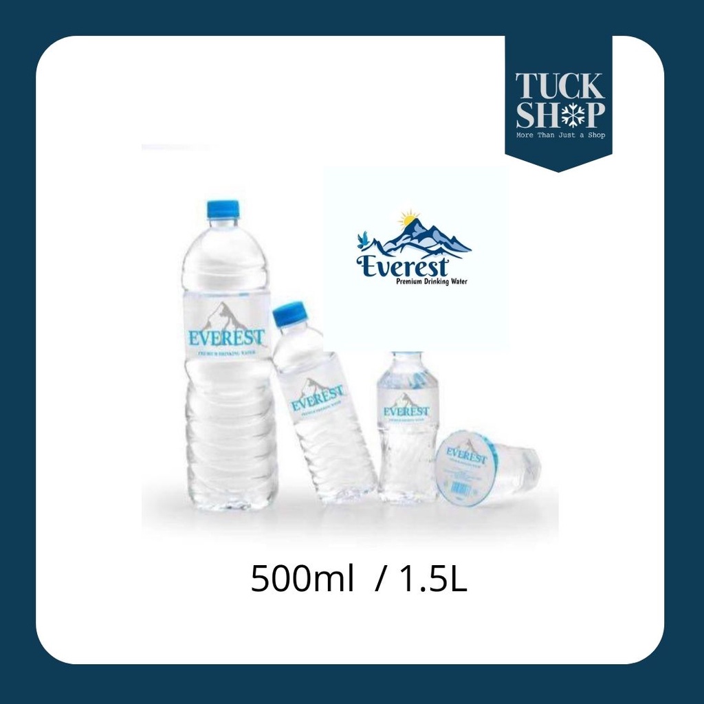 Everest Drinking Water 500ml/1.5L | Shopee Singapore