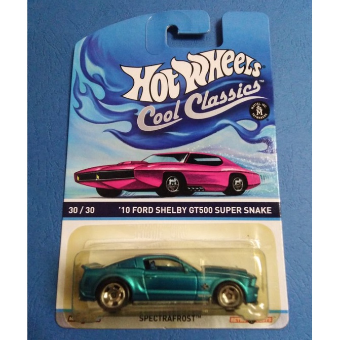 Hot Wheels Ford Shelby GT500 Supersnake Cool Classics Blue Spectraflame ...