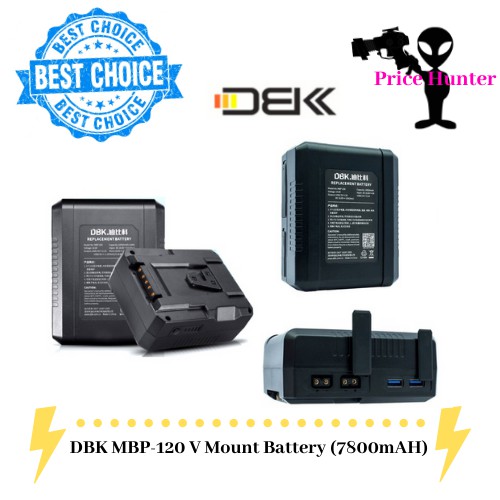 DBK MBP-120 V Mount Battery (7800mAH) | Shopee Singapore