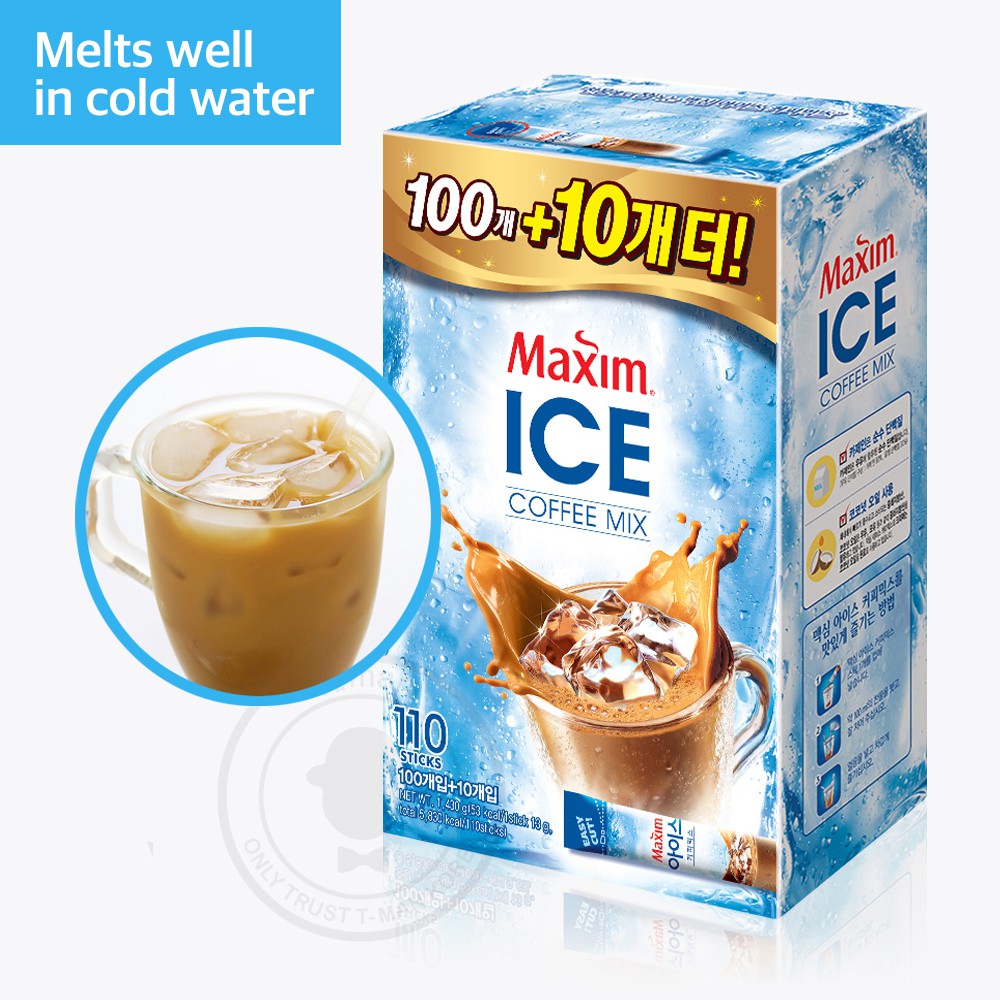 [ tman ] Maxim ice coffee mix 110T (100T+Bonus10T) | Shopee Singapore