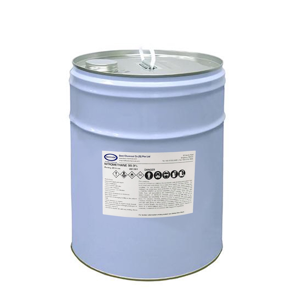 Bestchem Nitromethane | 20L Drum | Shopee Singapore