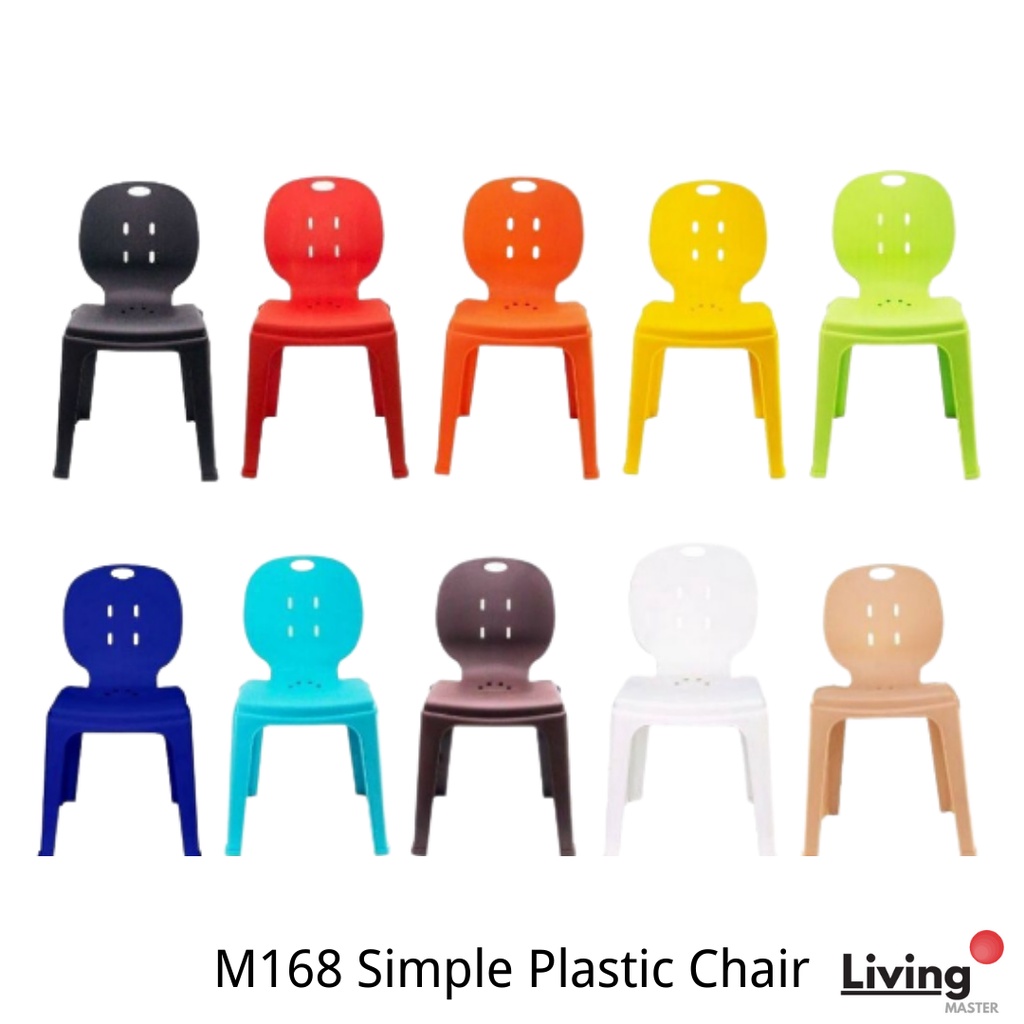 Plastic Chair Plastic Dining Chairs Backrest Stackable Chairs For ...